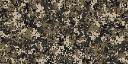 Pixel camouflage for a soldier army uniform Vector Image