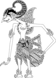 Batara guru Royalty Free Vector Image - VectorStock