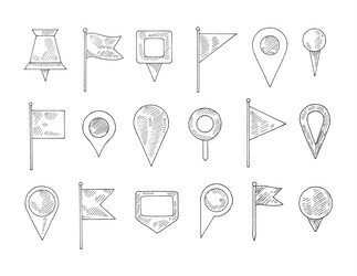 Flag Doodle Vector Images (over 13,000)