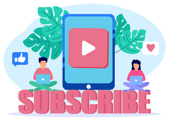 Graphic cartoon character social media Royalty Free Vector