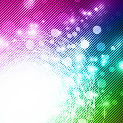 White background with colorful dotted halftone Vector Image