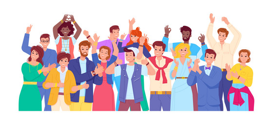 Welcome team new worker or member Royalty Free Vector Image