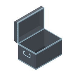 Open chest isolated isometric icon Royalty Free Vector Image