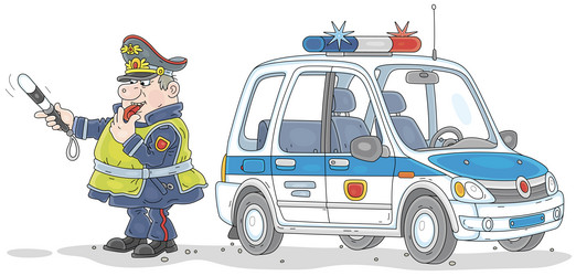 Patrolling Cartoon