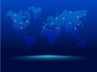 Digital World Map Wallpaper Hd