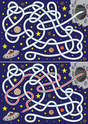Maze Alien Path Vector Images (over 180)