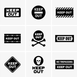 Keep Out Sign Vector Images (over 2,100)