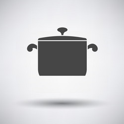 Steel cooking pan Royalty Free Vector Image - VectorStock