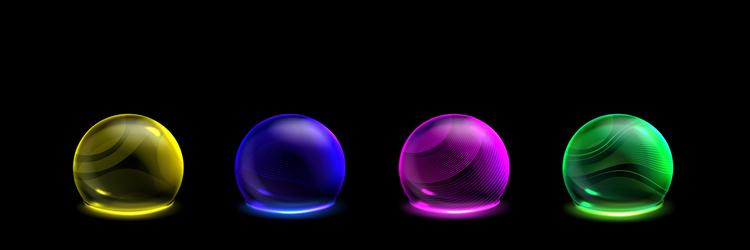 Protect sphere shield - shell with force field Vector Image