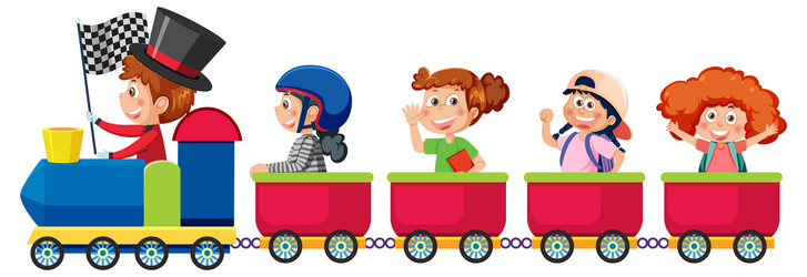Long Train Clipart Animated