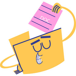 Retro cartoon computer sticker set Royalty Free Vector Image