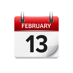 February 13 Calendar Vector Images (98)