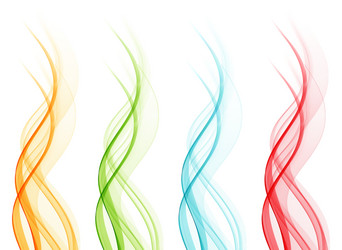 Seamless color pattern with smooth lines Vector Image