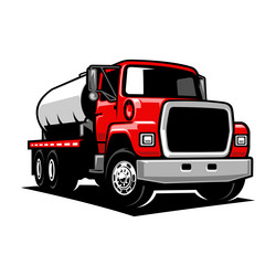 Tanker truck logo Royalty Free Vector Image - VectorStock