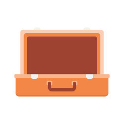 Open suitcase icon outline style Royalty Free Vector Image