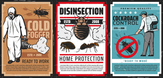 Pest control service infographics with graphs Vector Image