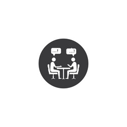 2 People Meeting Vector Images (over 6,000)