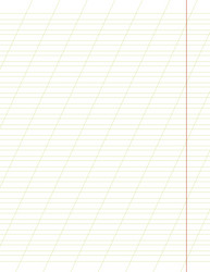 Graph paper printable lined grid with color Vector Image