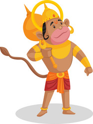 Lord krishana on head his father vasudev Vector Image