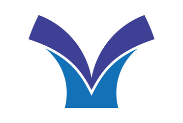 Abstract book logo icon Royalty Free Vector Image