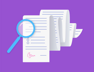 Review document concept Royalty Free Vector Image