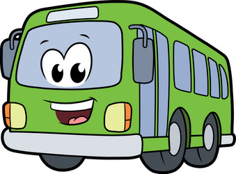 Cute smiling fire truck Royalty Free Vector Image