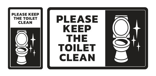 Clean Toilet Posters