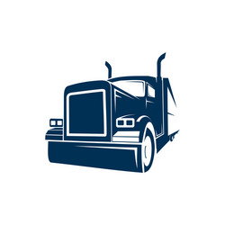 Trailer truck logo Royalty Free Vector Image - VectorStock