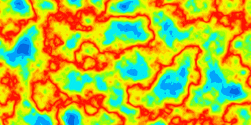 Abstract rainbow heatmap of temperature Royalty Free Vector