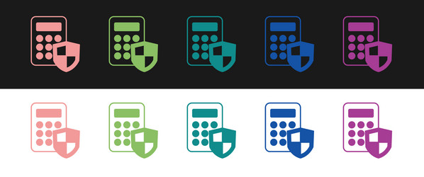 White security system control panel with display Vector Image