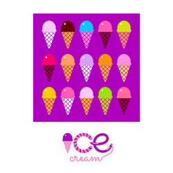 Ice cream design Royalty Free Vector Image - VectorStock