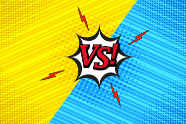 Comic Book Vs Template Vector Images (over 520)