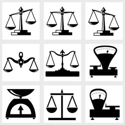 Justice & Law Symbols Royalty Free Vector Image