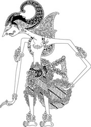 Batara dwapara Royalty Free Vector Image - VectorStock