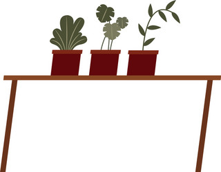 Table with Plants Vector Images (over 25,000)