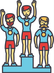 Olympics Podium Vector Images (over 400)