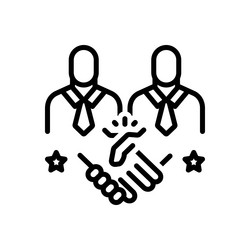 Partner Royalty Free Vector Image - VectorStock