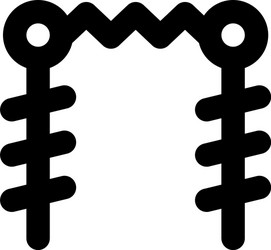 Tesla coil Royalty Free Vector Image - VectorStock