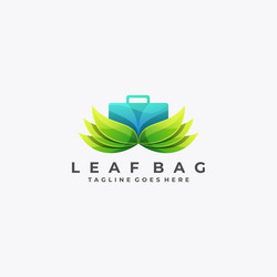 Seedling with leaf green in saline bag solution Vector Image