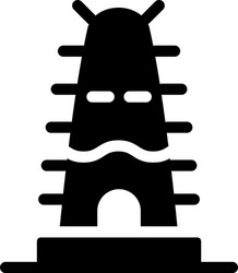 Pigeon tower Royalty Free Vector Image - VectorStock