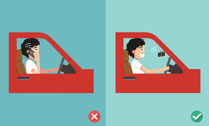 Using Phone While Driving Vector Images (30)