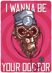 Nurse life calligraphy with vaccine Royalty Free Vector