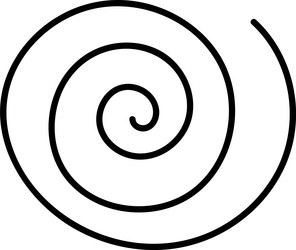 Spiral lined element Royalty Free Vector Image