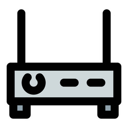 Satellite receiver for transmission of signals Vector Image