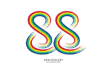 Number 88 Vector Images (over 430)
