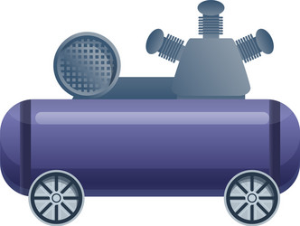 Compressor air icon cartoon style Royalty Free Vector Image