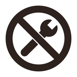 Prohibited sign Royalty Free Vector Image - VectorStock