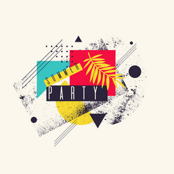 Typography abstract concept Royalty Free Vector Image