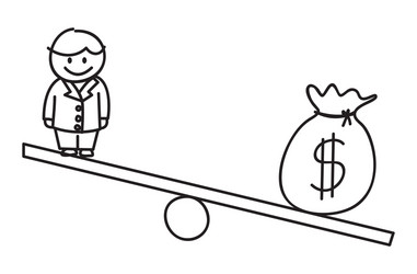 Spring balance Royalty Free Vector Image - VectorStock