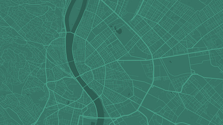 Budapest outline map city area Royalty Free Vector Image